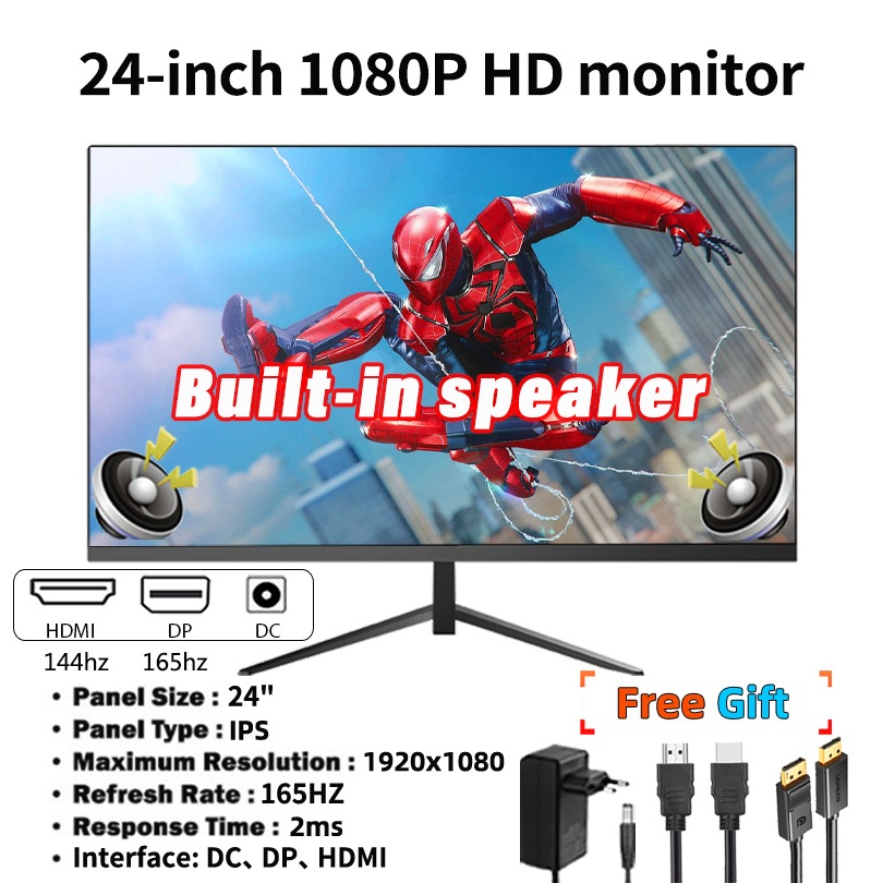 Visionvue Monitor PC 19 22 24 Inch 75HZ 1080P LED Computer Monitor ...