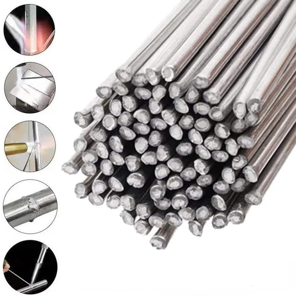 10pcs Low Temp Aluminum Alloy Silver Welding Brazing Solder Rod For ...