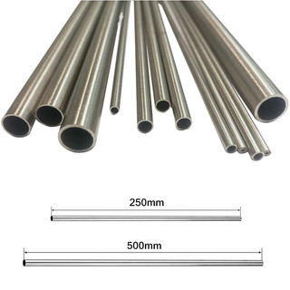 Silver Round 304 Stainless Steel Capillary Tube Pipe 250mm 500mm Hollow ...