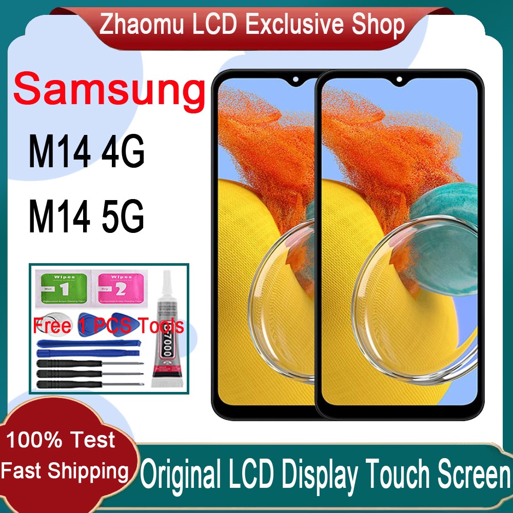 Original Samsung Galaxy M14 4G 5G LCD Display Touch Screen Replacement ...