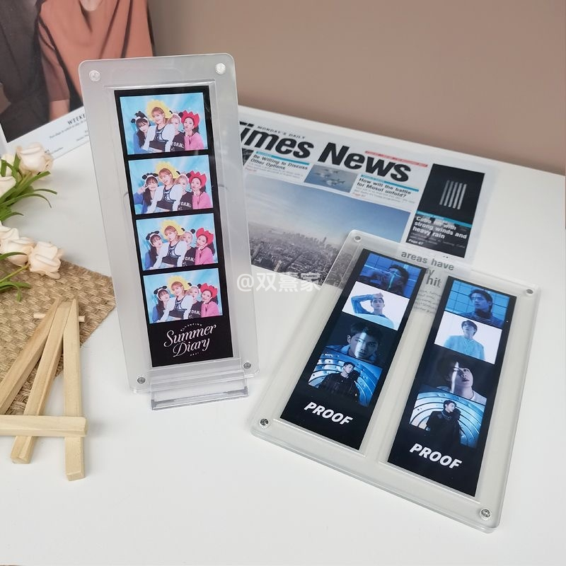 Shuangxi Family Life Four-Grid Bookmark Transparent Acrylic Card Brick ...