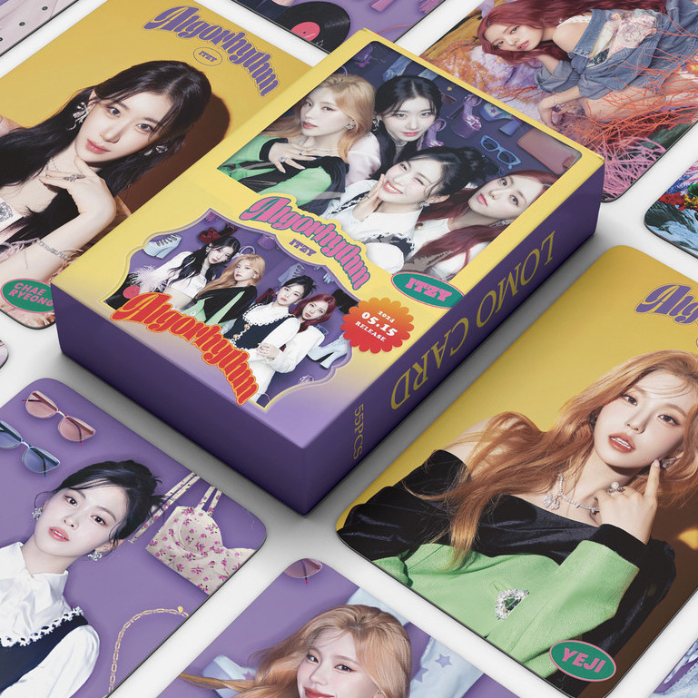 55 pcs ITZY Photocards Algorhythm Cards Lizhi Lia Shin Liuzhen Li ...