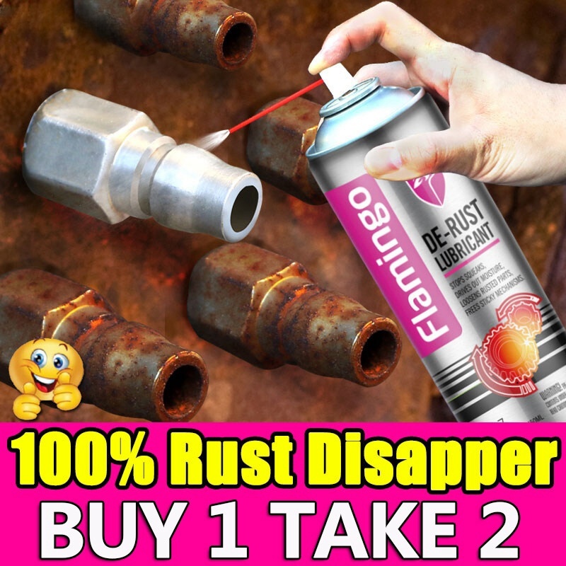 No rust for 10 years Flamingo 450ml rust remover for metal rust remover ...