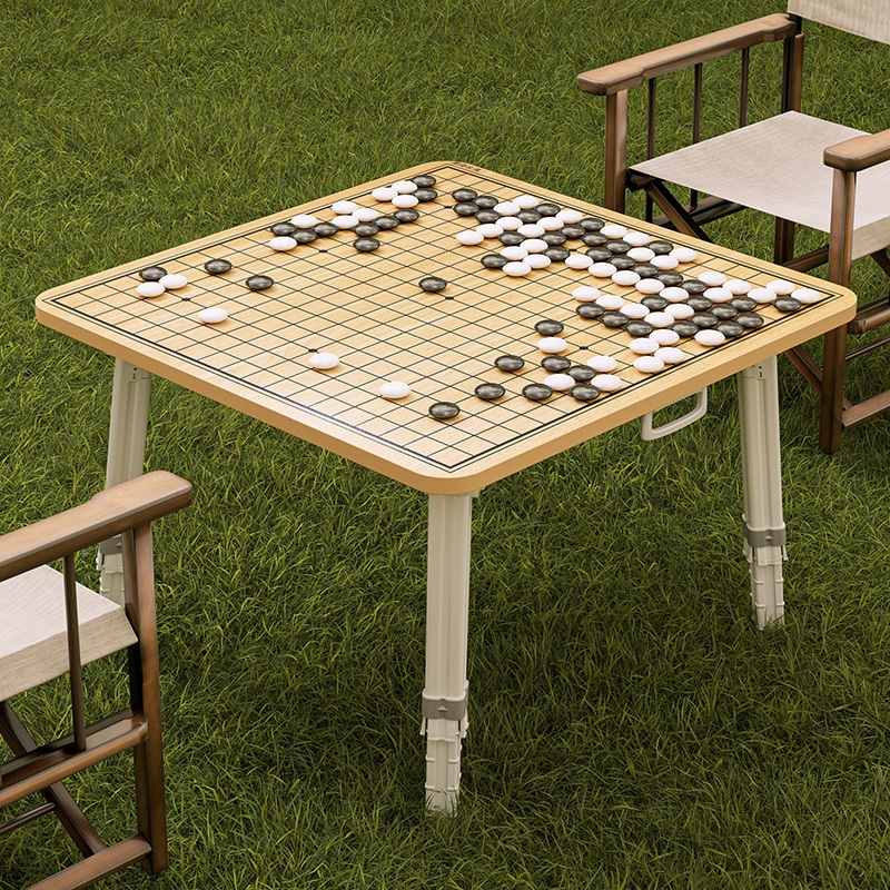 Adjustable folding Go table outdoors foldable desk coffee table ...