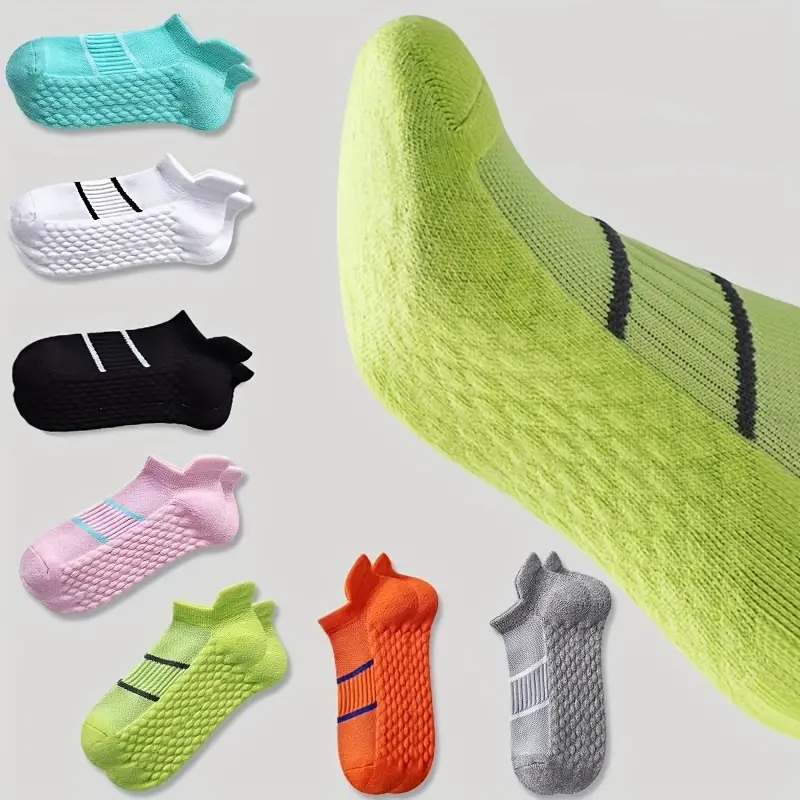 D646 Men Women Unisex Sports Breathable Socks Anti-slip Ear-lifting ...