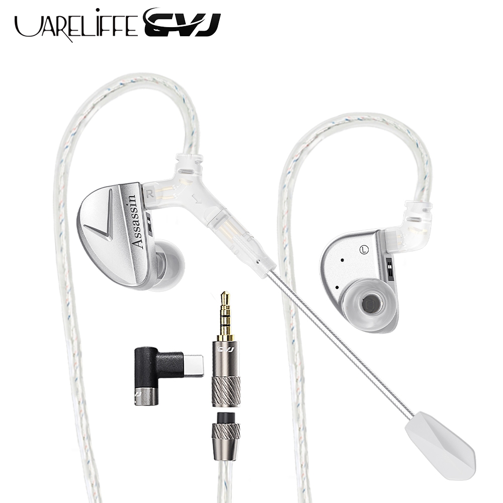 Uareliffe CVJ Assassin Silver 3D E-sports Headset 4 Mode Tune Switch ...