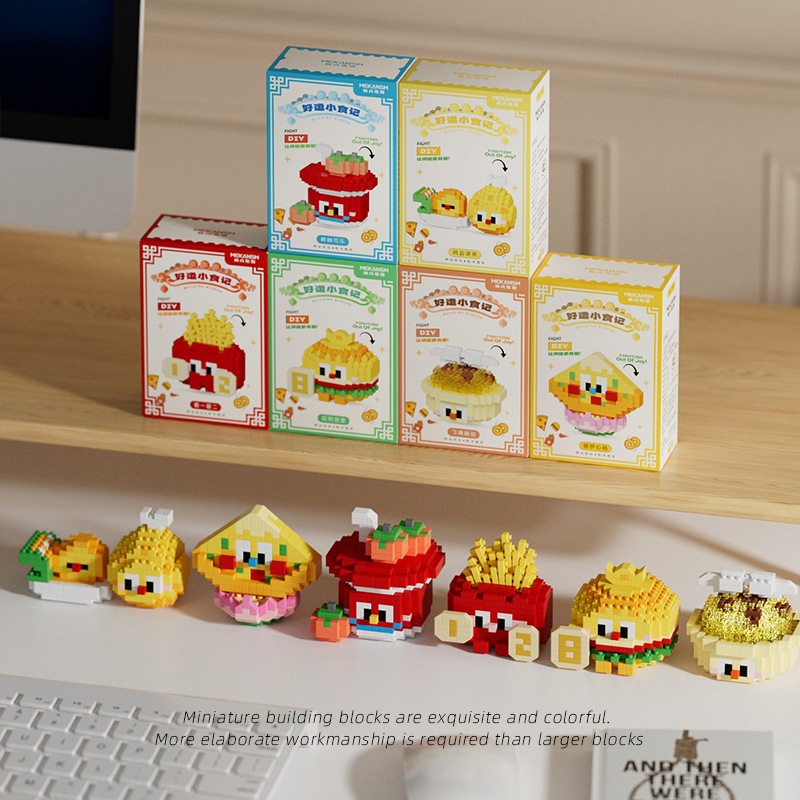 Building blocks for kids good luck snacks cartoon building blocks ...