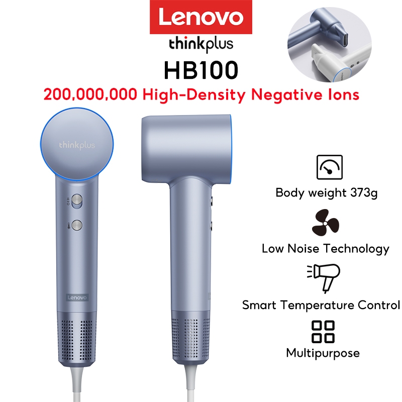 Lenovo thinkplus HB100 Negative Ion High-Speed Hair Dryer Smart ...