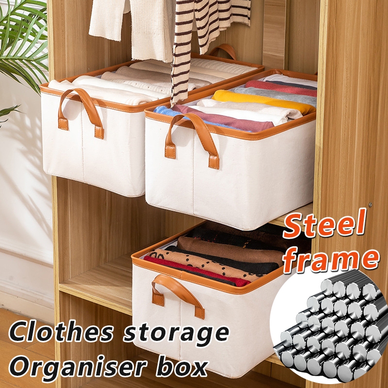 Clothes organizer storage wardrobe organizer Cationic+PU Steel Frame ...