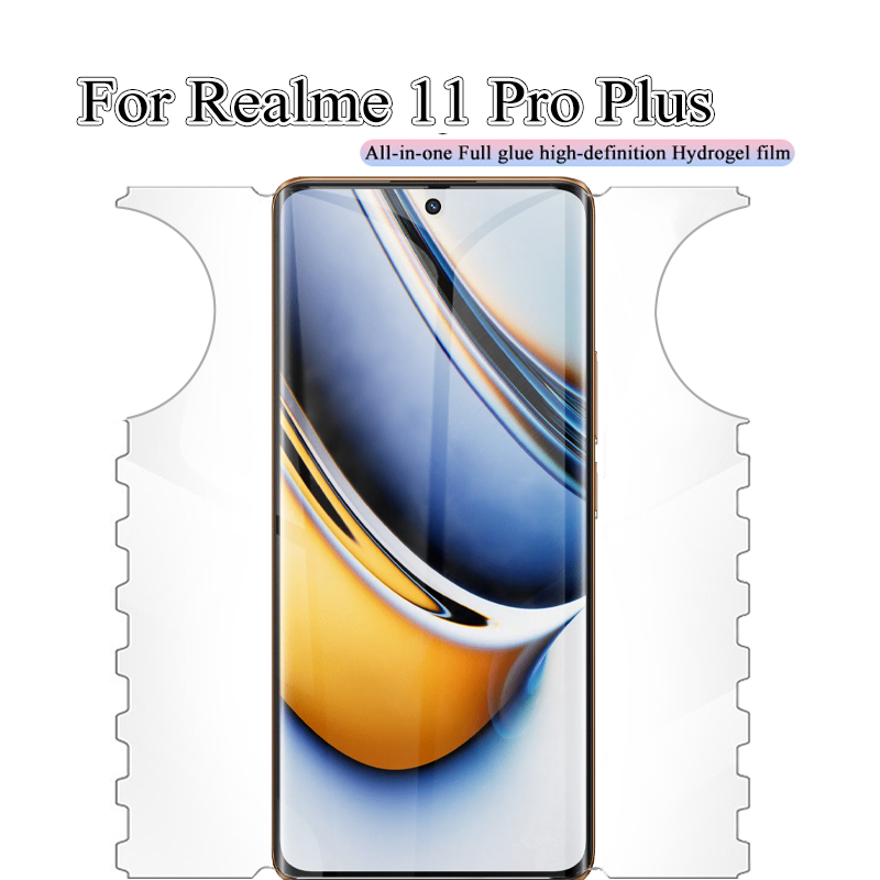 Butterfly Hydrogel Protector for Realme 12 11 10 X70 Pro Plus Pro+ SE GT 5g Soft Nano Film ...