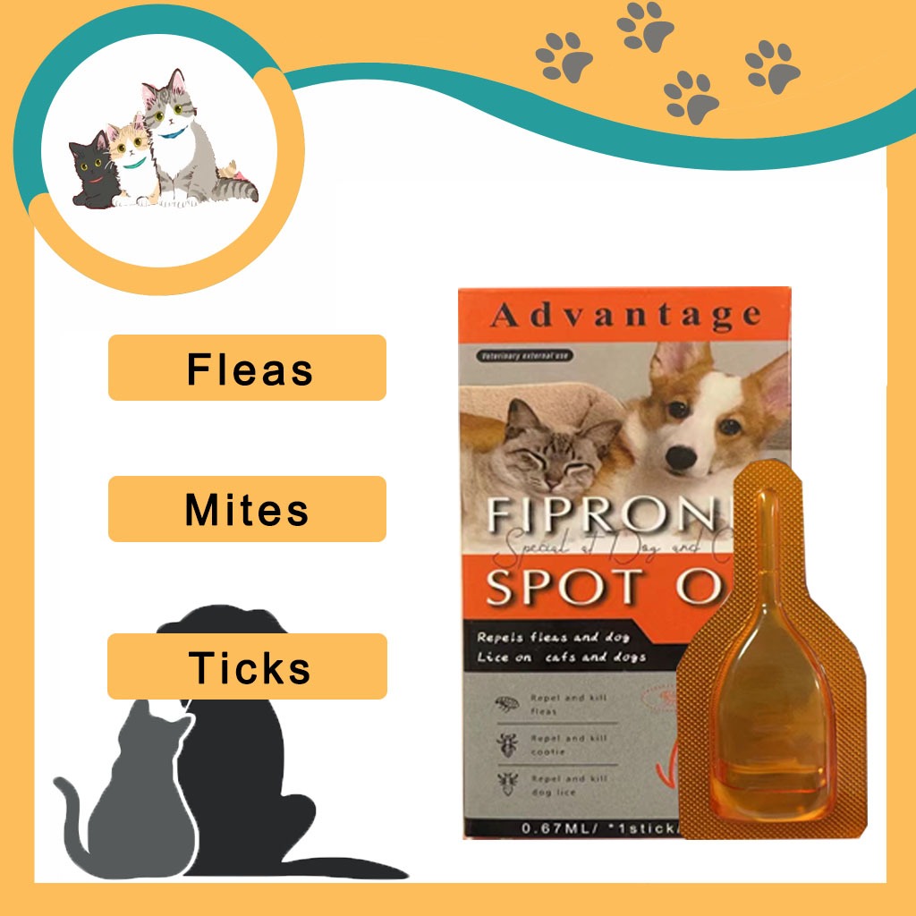 Pet/Ubat Kutu Kucing deworming drops for preventing ticks/fleas ...