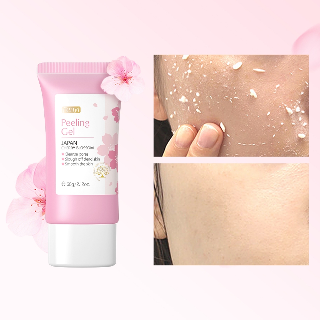 Fenyi Cherry Blossom Peeling Gel Facial Scrub Exfoliating Remove Dead ...