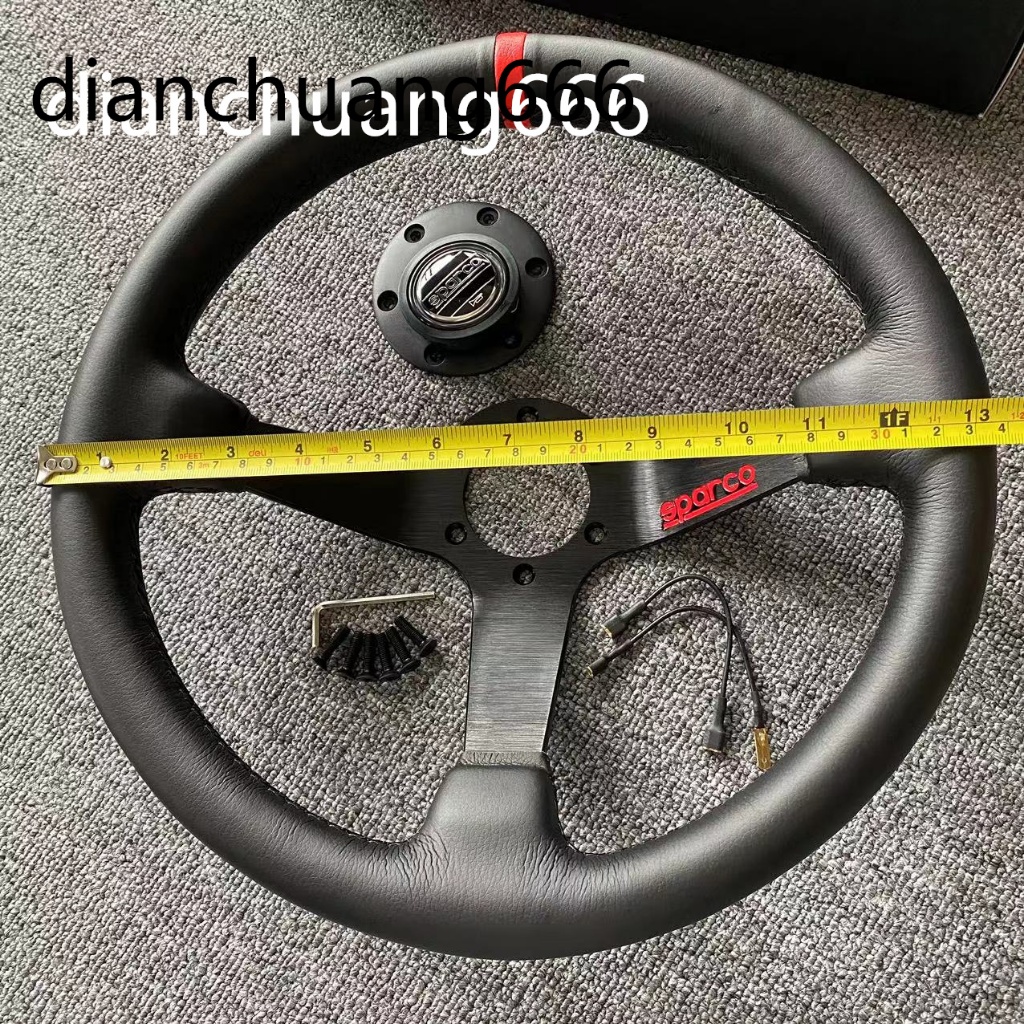 Spc 14 inch Suede/leather Auto Racing Steering wheels Drifting Sport ...