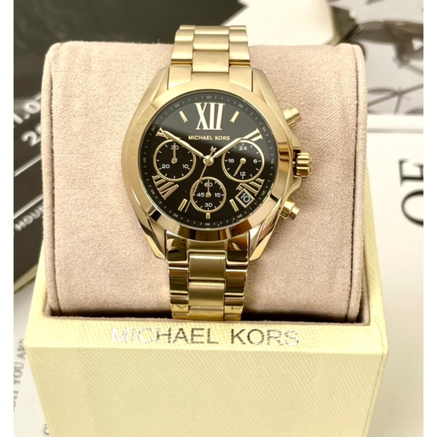 High end women's watch with three round eyes, Swiss quartz MK6959 ...