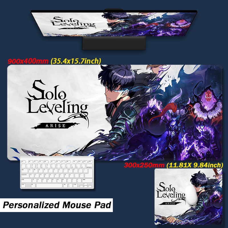 New Solo Leveling 02 Mouse pad | Extended Gaming Mousepad | Waterproof ...