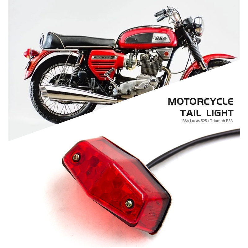 [Ready Stock] Motorcycle Lucas Taillight For Triumph Bonneville Bsa ...