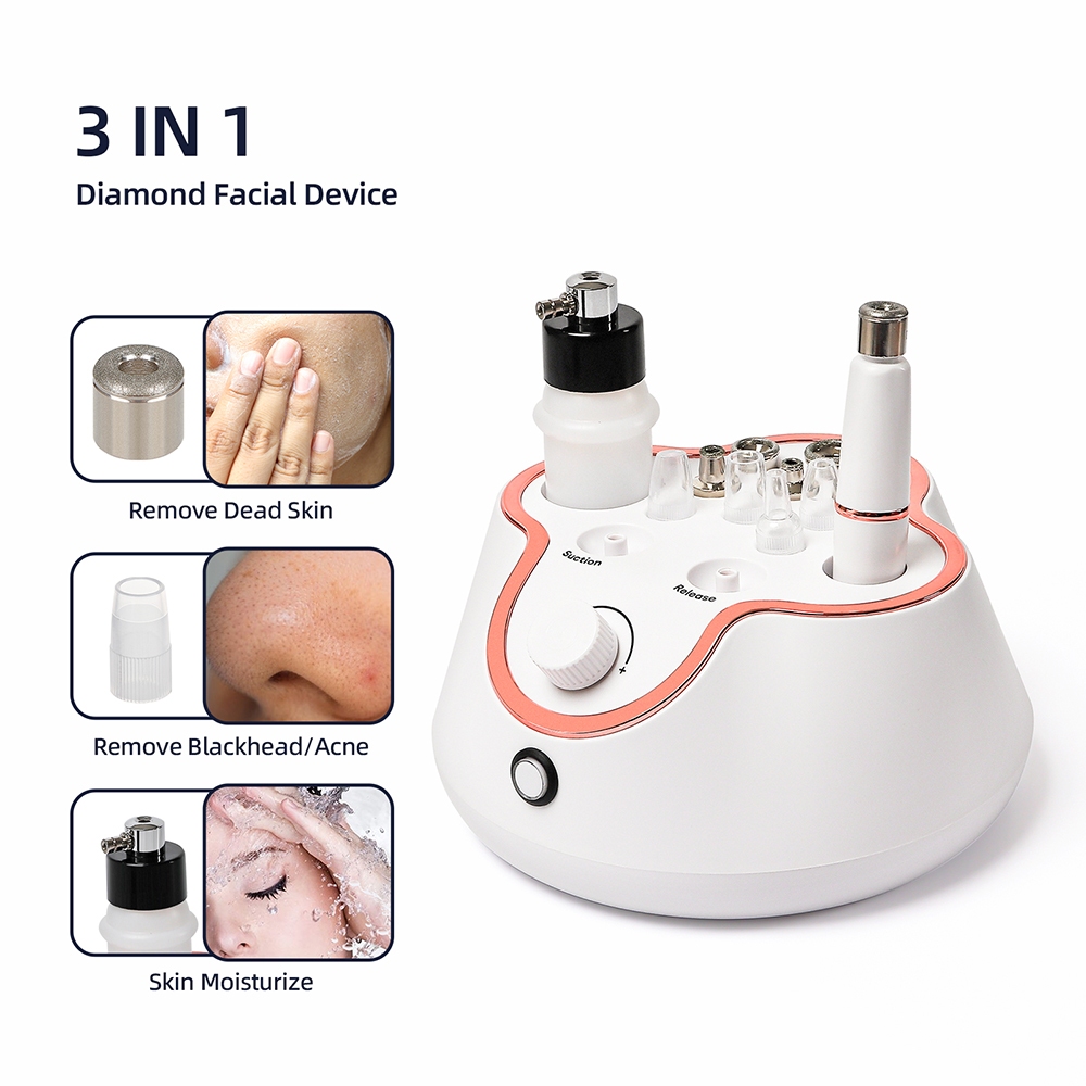 Foreverlily 3 in 1 Diamond Facial Machine 60KPa Spray lifting Can ...