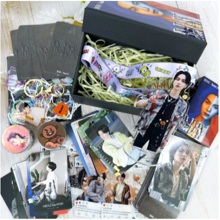BTS suga Min Yoon-ki peripheral keychain sticker gift box album Agust D ...