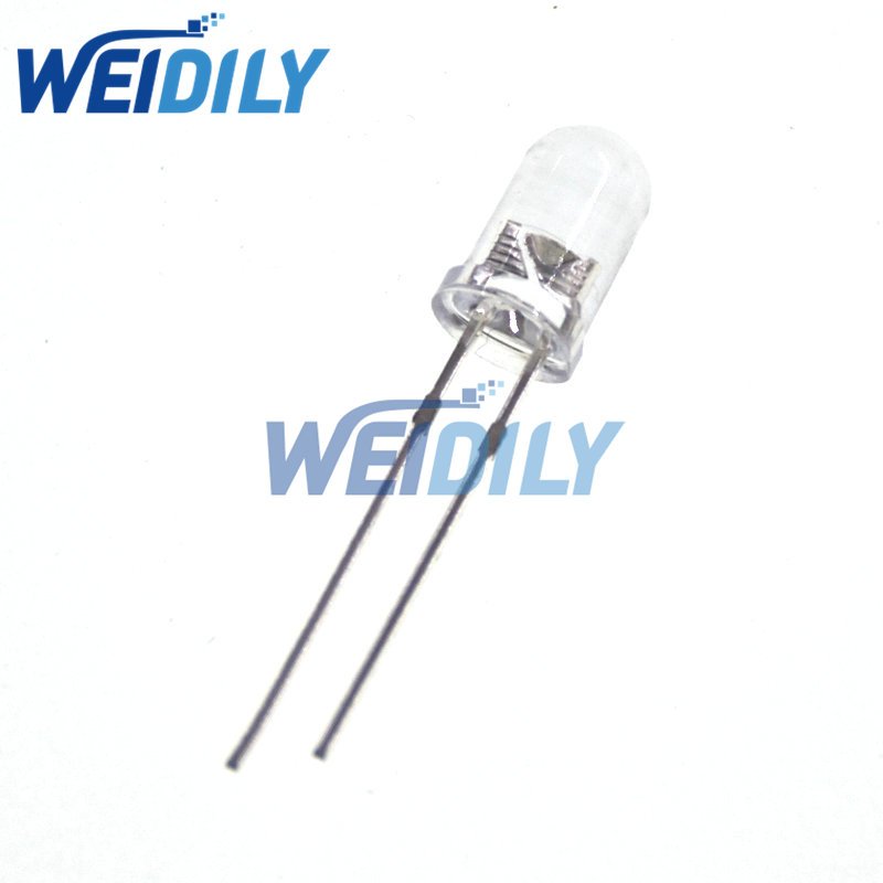100PCS 3mm 5mm Fast/Slow RGB Flash Red Green Blue Rainbow Multi Color ...