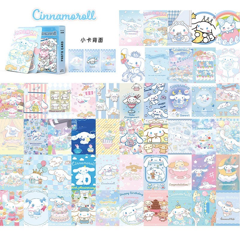 Kuromi Laser Card 50Pcs Sanrio cinnamoroll cards melody lomo card kid ...
