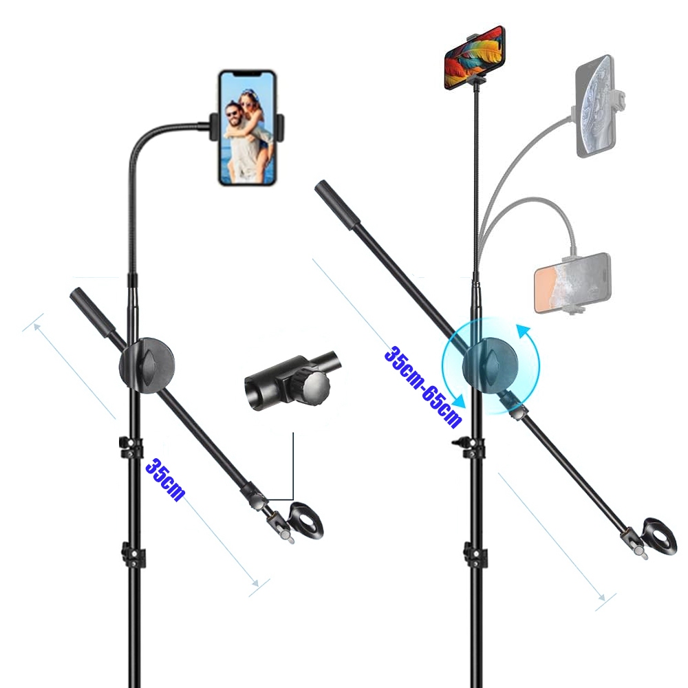 Three feet floor standing microphone stand stage microphone stand cell ...