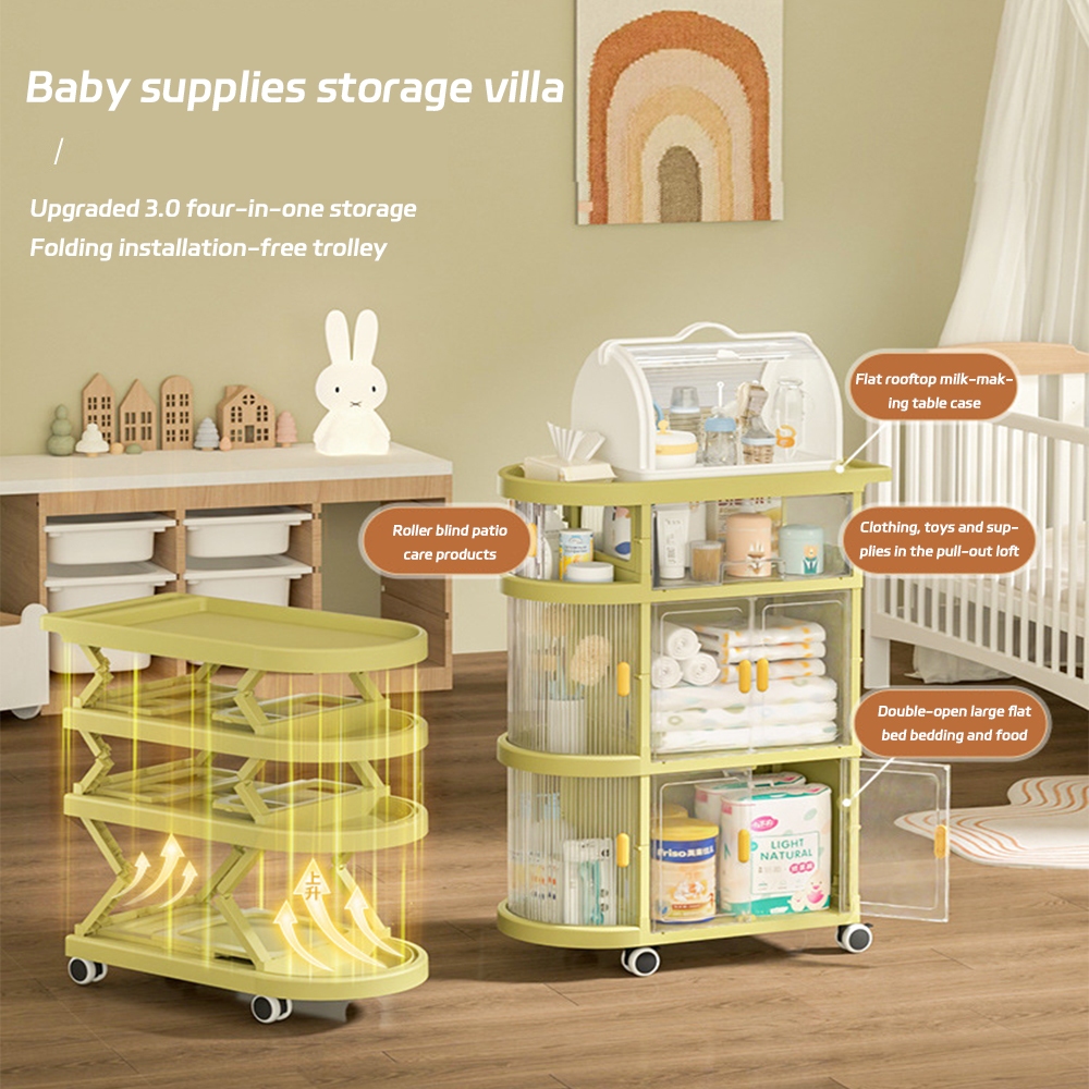 🔥READY STOCK🔥 baby storage rack bedside table newborn baby stroller ...