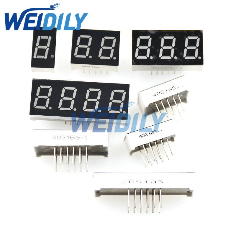 5PCS 0.4inch LED Display 7 Segment 1 Bit/2 Bit/3 Bit/4 Bit Digit Tube ...