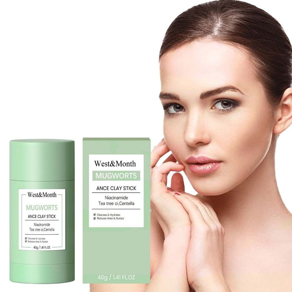 Mugwort Acne Clay Mask Stick (40g) Niacinamide Salicylic Acid Centella ...