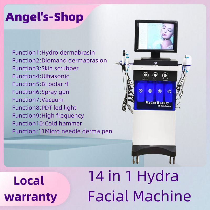 10 in1 Multifunction Face Beauty Oxygen Hydro Aqua Peeling Facial ...