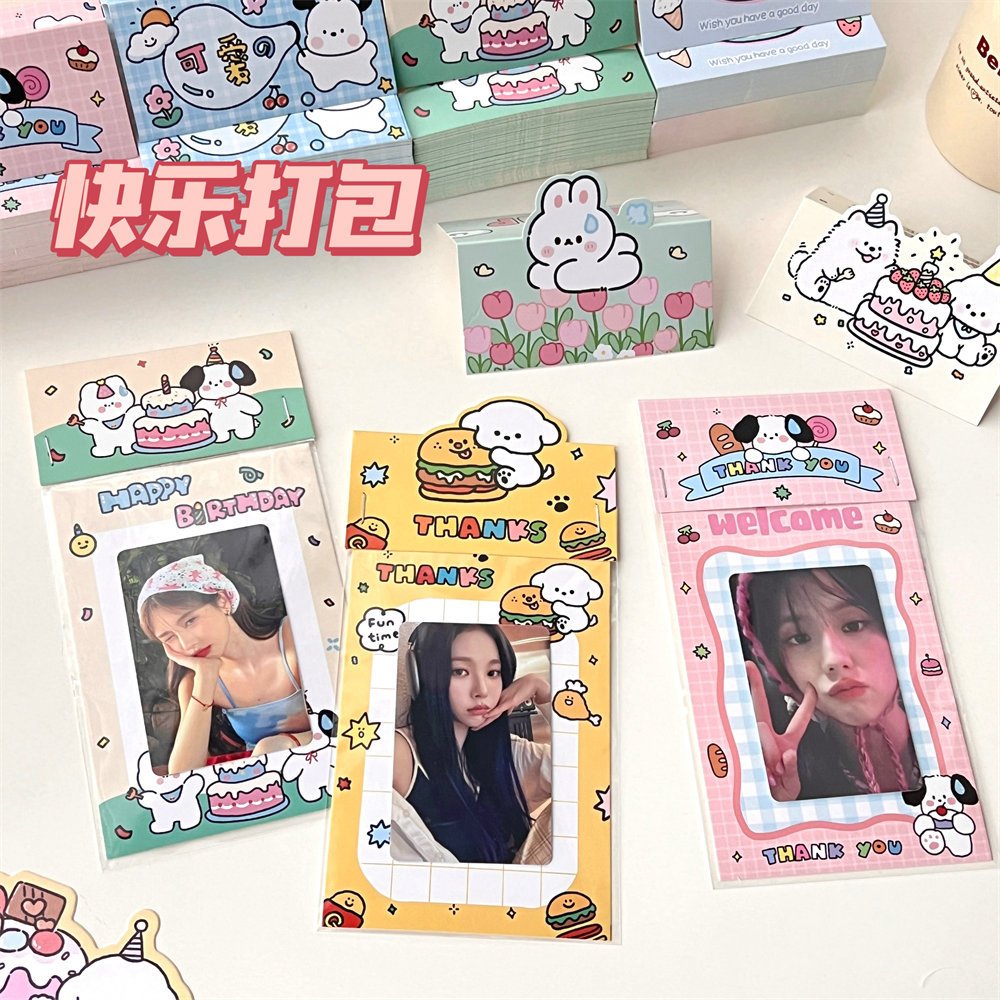 Decoration Idol Photo Card Kawaii Handbook Photocard Scrapbook Card ...