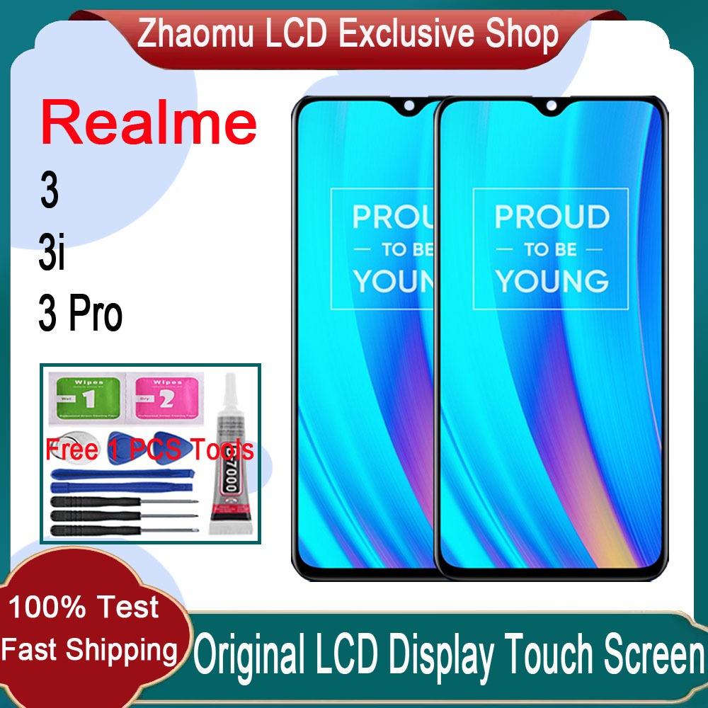 Original Realme 3 3i 3 Pro LCD Display Touch Screen Replacement ...