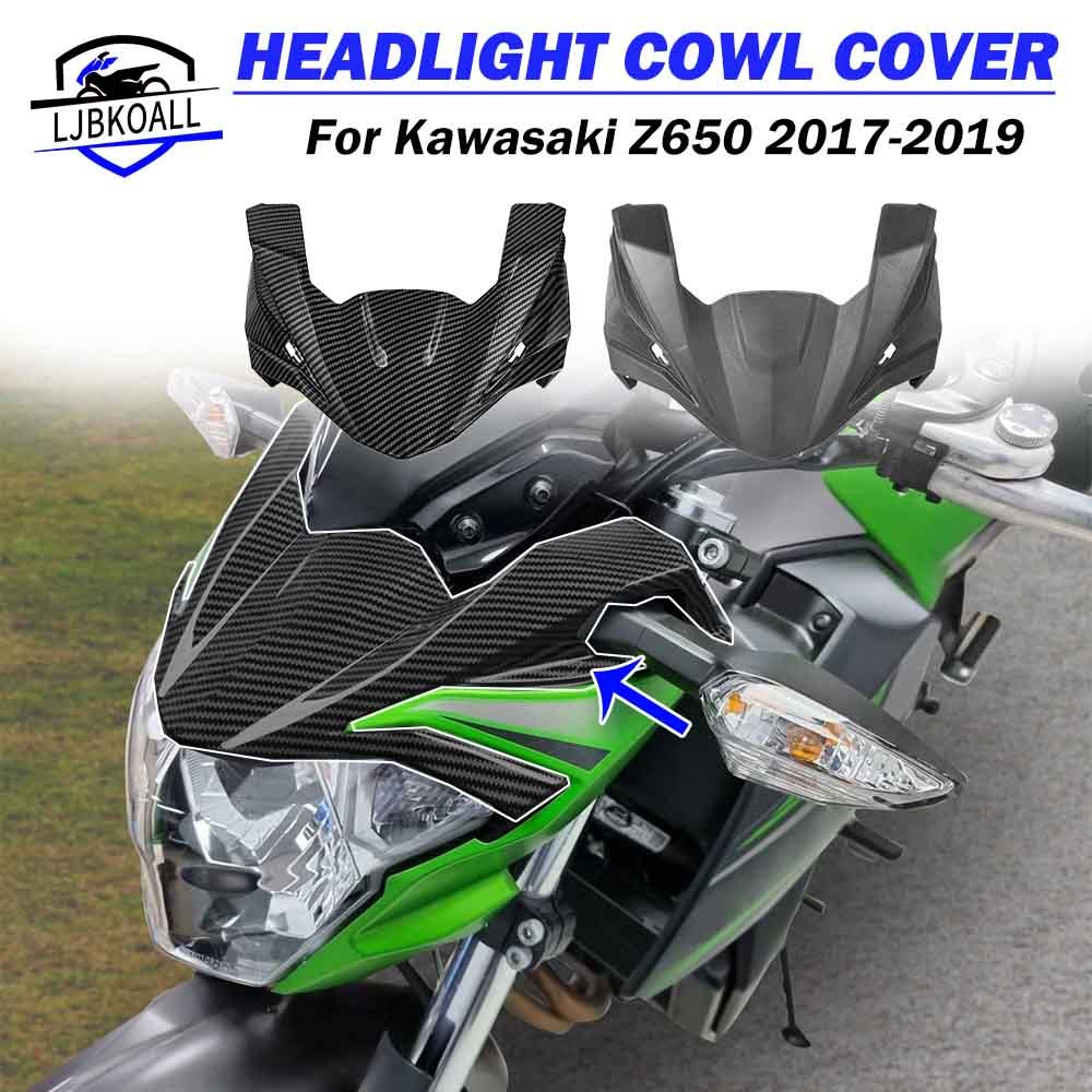 Motorcycle Front Upper Headlight Cowl Cover Winglet Nose Fairing ...