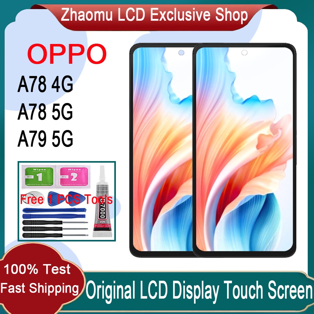 Original OPPO A78 4G 5G A79 5G LCD Display Touch Screen Replacement ...