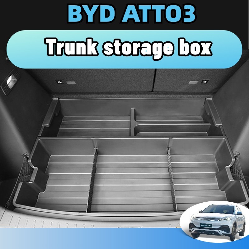 Byd atto3 Car trunk storage box car sorting storage box tpe Waterproof ...