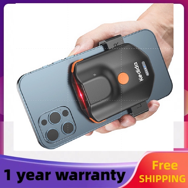 [Local stock]Kedida Portable Back Clip Bluetooth Barcode Scanner 1D 2D ...