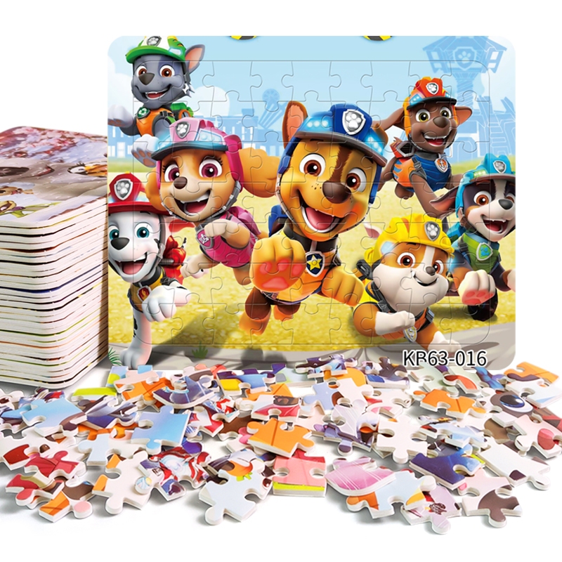 Thickened Puzzle Paws Team Piggy Peppa Pony Cartoon Anime Pattern ...