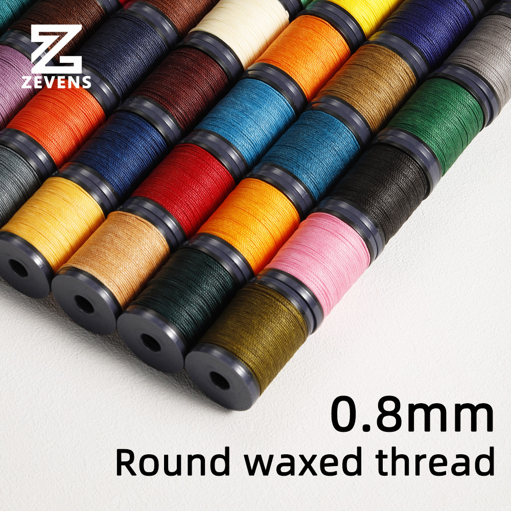 0.8mm Does Not Lose Stocks Round Wax Line Upgraded Spool 35m 44 Colors ...