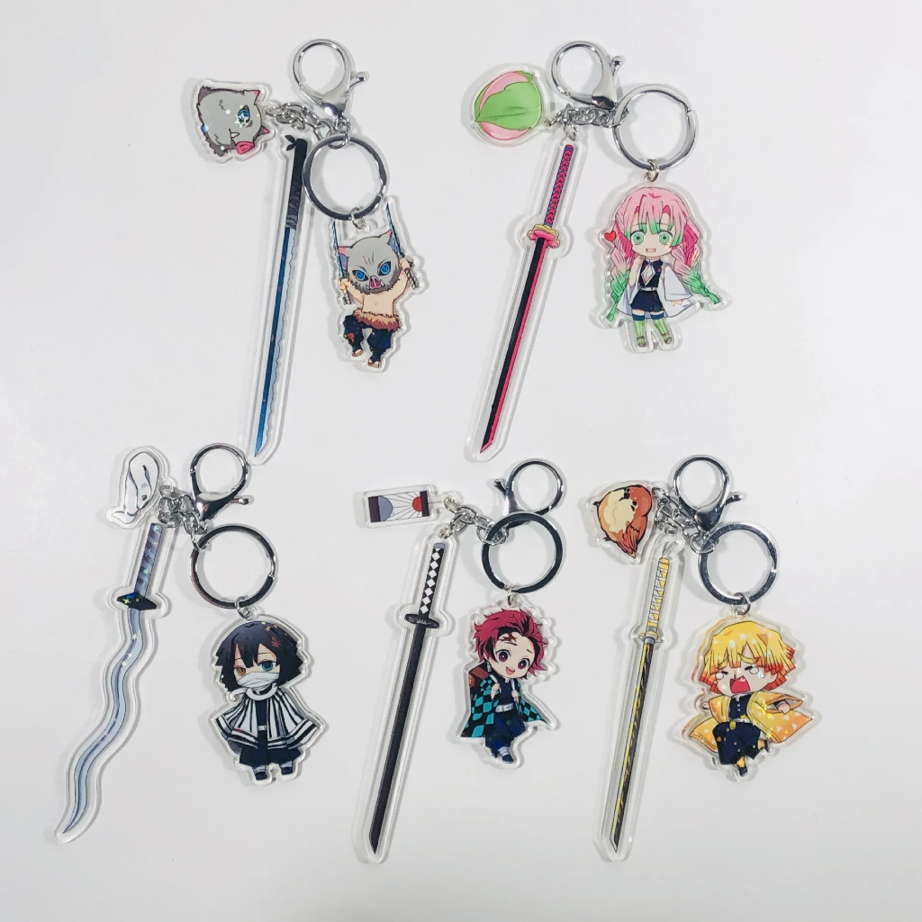 Anime Demon Slayer Kimetsu no Yaiba Inosuke Tomioka Giyuu Kochou ...