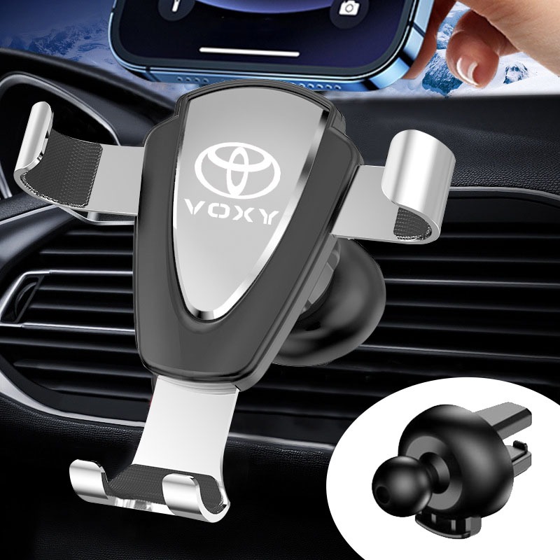Toyota Voxy Car mobile phone holder metal gravity car phone holder air ...