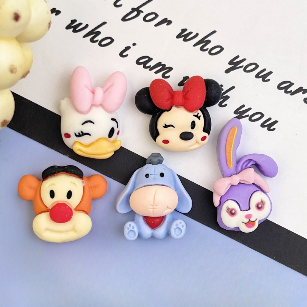 Cream Gum Diy Anime Disney Little Cute Tiger Donkey Mickey Phone Hair ...