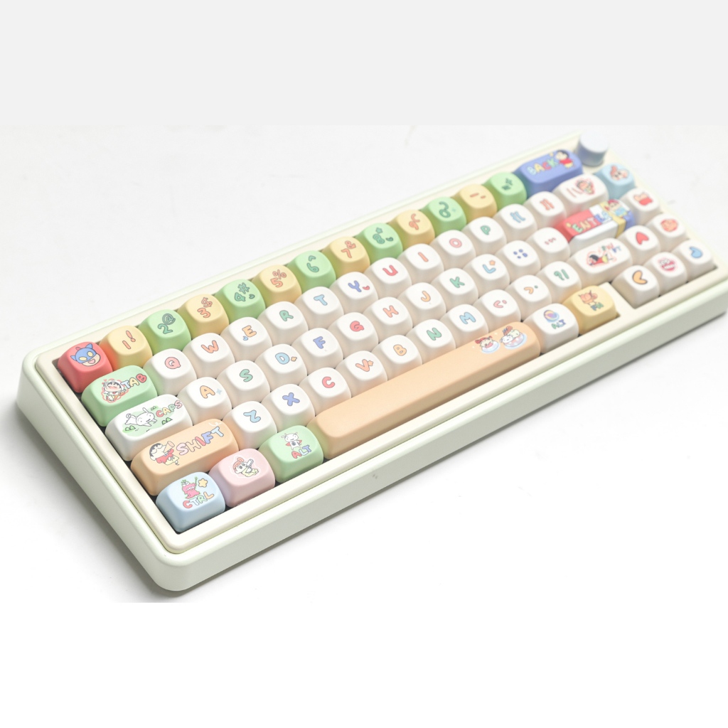 Crayon Shin-chan keycaps PBT MOA profile 138 keys Mechanical keyboard ...