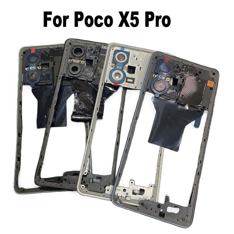 For Xiaomi Poco X5 Pro 5G Middle Frame LCD Front Frame Housing Bezel ...