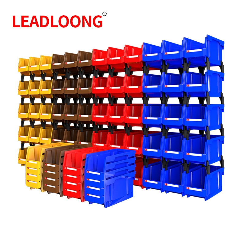LEADLOONG V Series Stackable Parts Bin Combinable Multi Tools Organizer ...