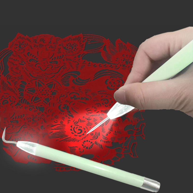 1pc Vinyl Weeding Tool with Light,LED Weeding Tools for Vinyl with Hook ...
