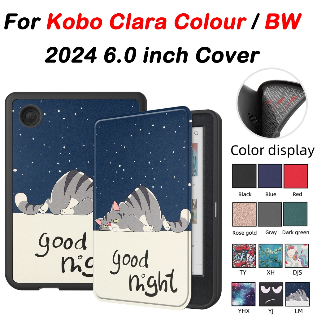 For Kobo Clara Colour / BW 6.0'' 2024 Cover Case Sleep/Wake Technology ...