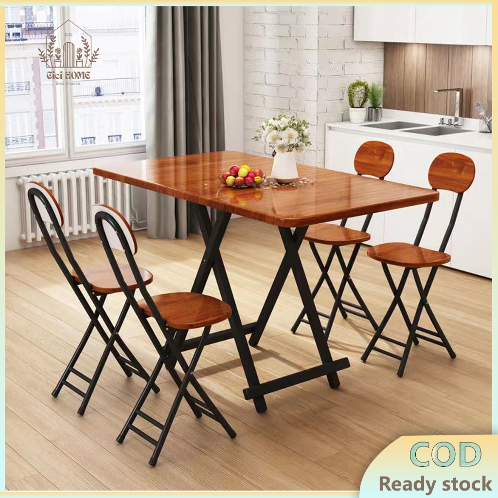 CiCi Folding Table Home Eating Computer Dining Desk Field Light Weight ...