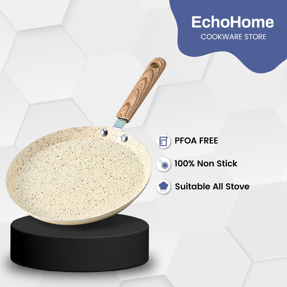 Echohome Kuali Leper Non Stick Roti Jala Pancake Crepe Pan Breakfast