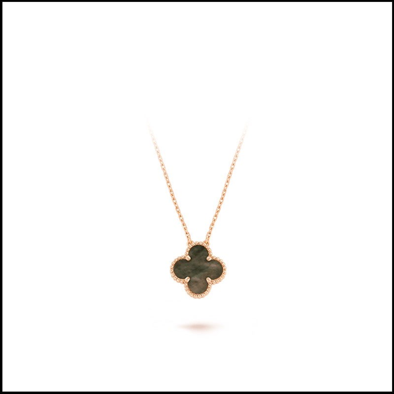 100% original authentic necklace Four-leaf lucky Alhambra series ...