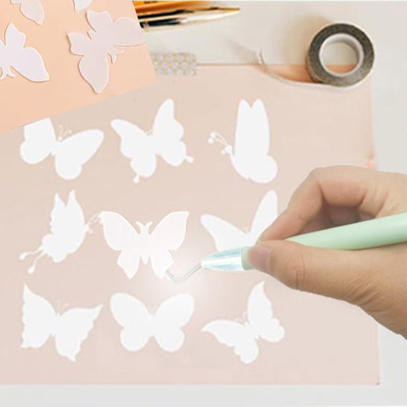 1pc Vinyl Weeding Tool with Light,LED Weeding Tools for Vinyl with Hook ...