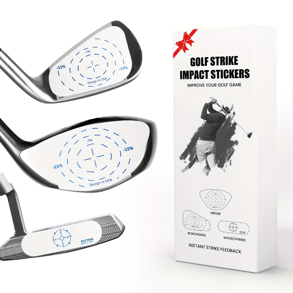 Golf Club Impact Tape Labels Stickers for Driver Woods Irons Putters ...